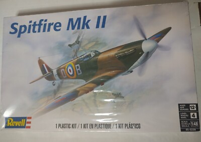 Spitfire Mk II Unassembled 1:48 Scale Model Kit By Revell MIB Factory ...