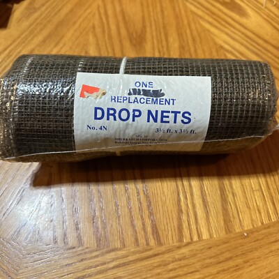 Vintage Shurkatch Replacement Drop Net No. 4N 3 1/2 Ft. X 3 1/2 Ft NOS ...