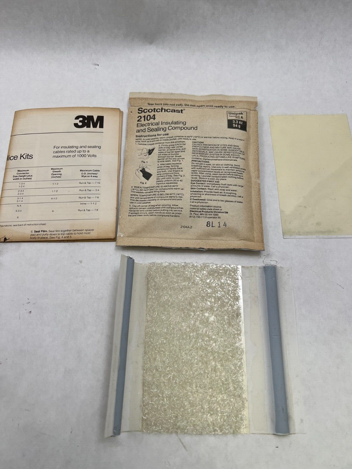 3M Scotchcast 85-10 Multi-Mold Power Cable Splice Kit See Pics #G11 | eBay