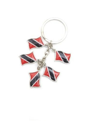TRINIDAD & TOBAGO 5 COUNTRY FLAG METAL KEYCHAIN .. NEW | eBay