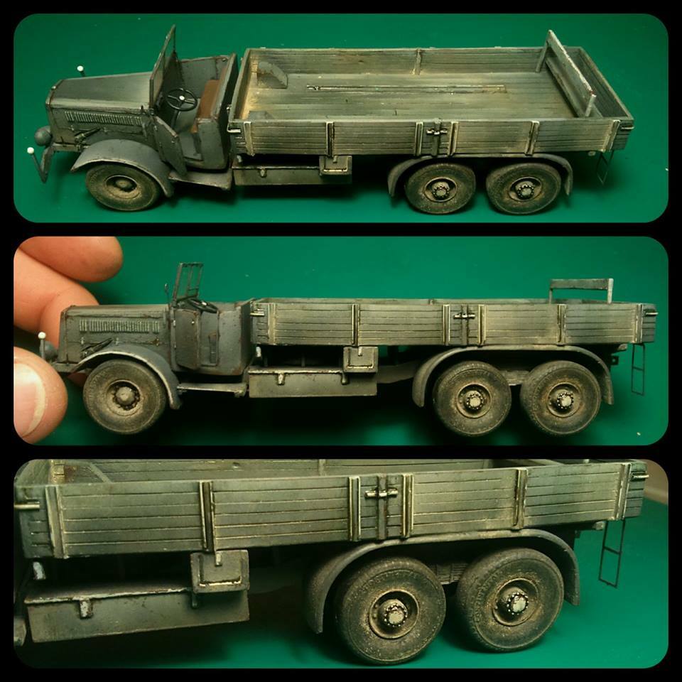 FPW Model german FAUN L900 Tank Transporter, open cab - resin 1/72 WWII ...