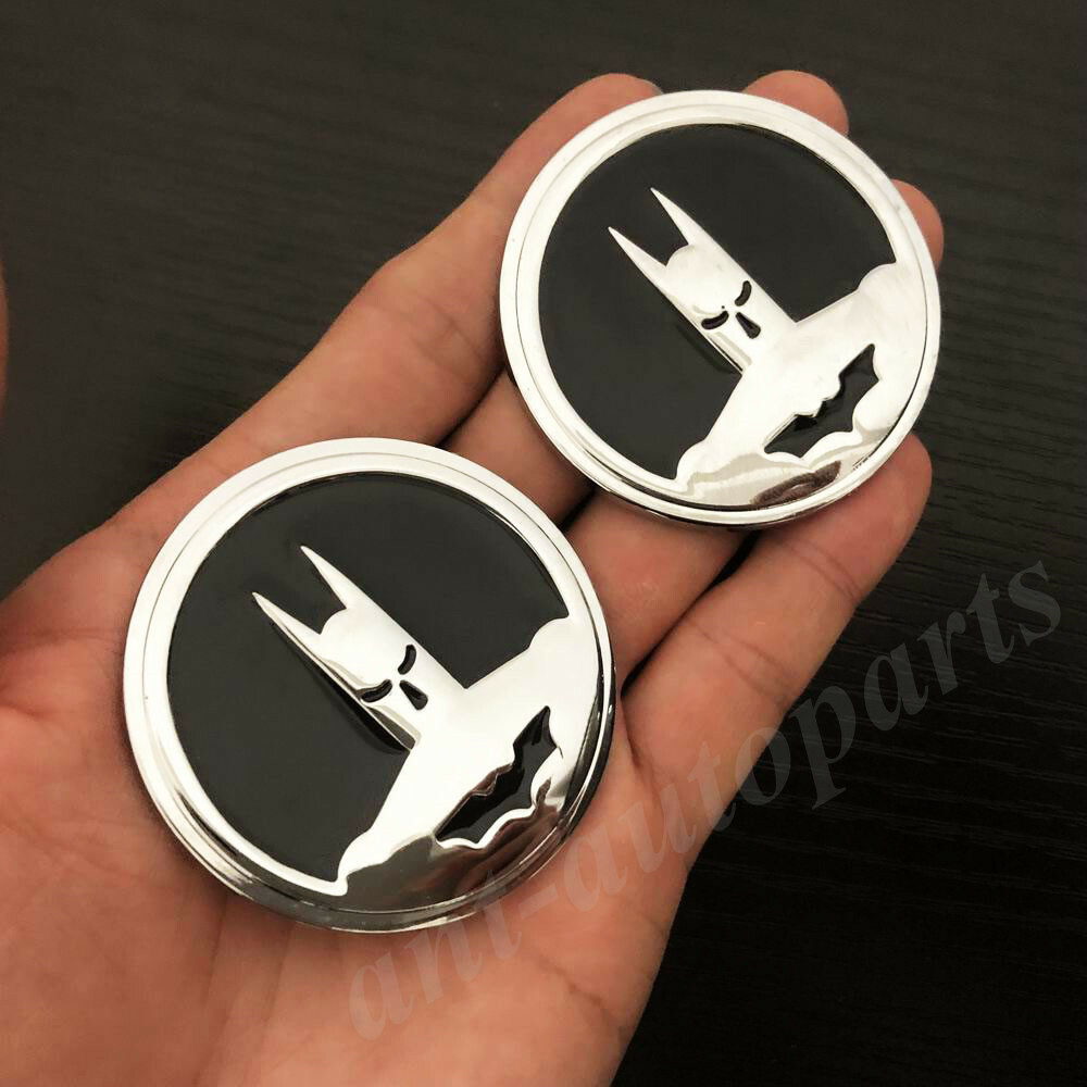 2pcs Metal Batman Dark Knight Mask Car Trunk Rear Emblem Badge Decal ...