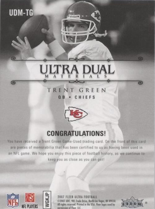2007 Fleer Ultra Trent Green #UDM-TG for sale | eBay