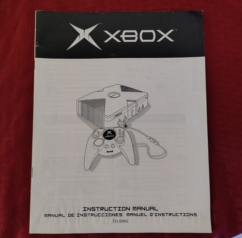 Original Microsoft Xbox Console Instruction Manual Book ONLY | eBay
