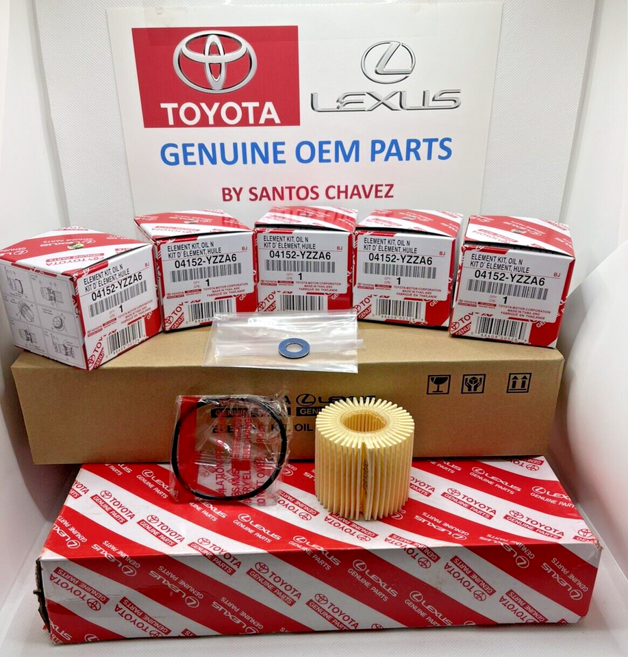 2008-18 Toyota&Scion X5 Oil Filter+1 OilDrain Gaske GENUINE OEMPART ...