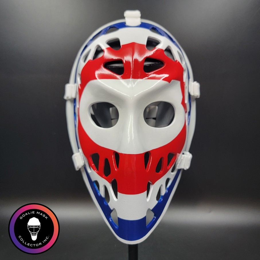 Ken Dryden Goalie Mask Unsigned Montreal Bullseye PRISTINE Edition Full ...