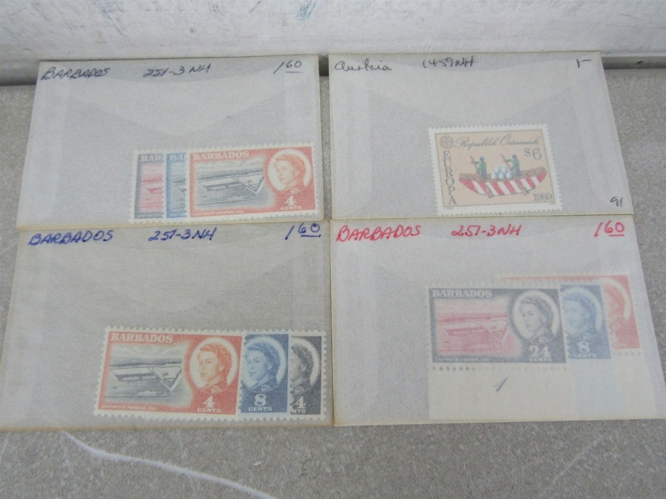 Nystamps Worldwide Large many mint stamp collection albums 36 pound ...