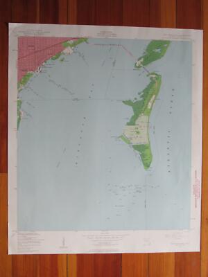Key Biscayne Florida 1961 Original Vintage USGS Topo Map | eBay