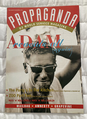 U2 Propaganda Magazine Issue 20 Summer/Autumn 1994, Fan Club Magazine ...