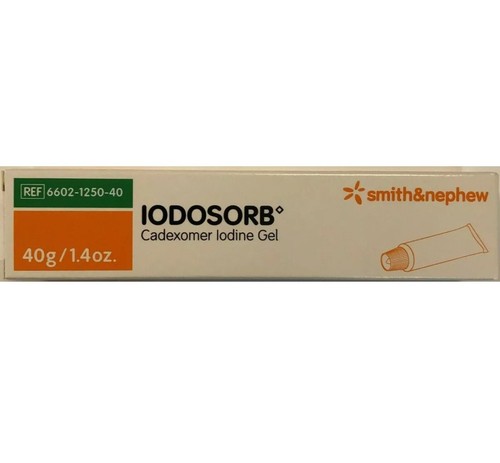 Smith & Nephew Iodosorb Cadexomer Iodine Wound Gel 40g 1.4oz Tube Exp ...