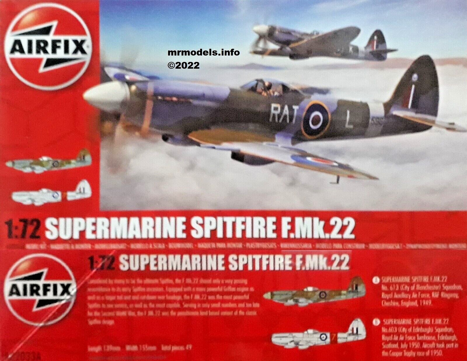Airfix 1/72 Aircraft Military Planes Plane New Plastic Model Kit 1 72 ...
