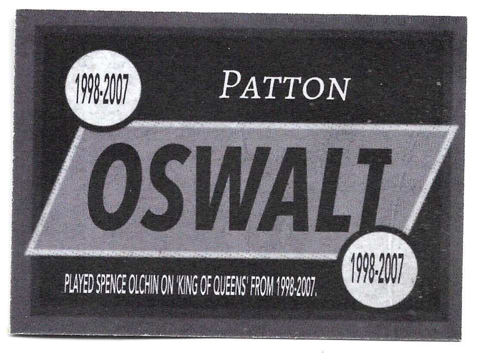 PATTON OSWALT autographed KING OF QUEENS Spence Olchin signed custom ...