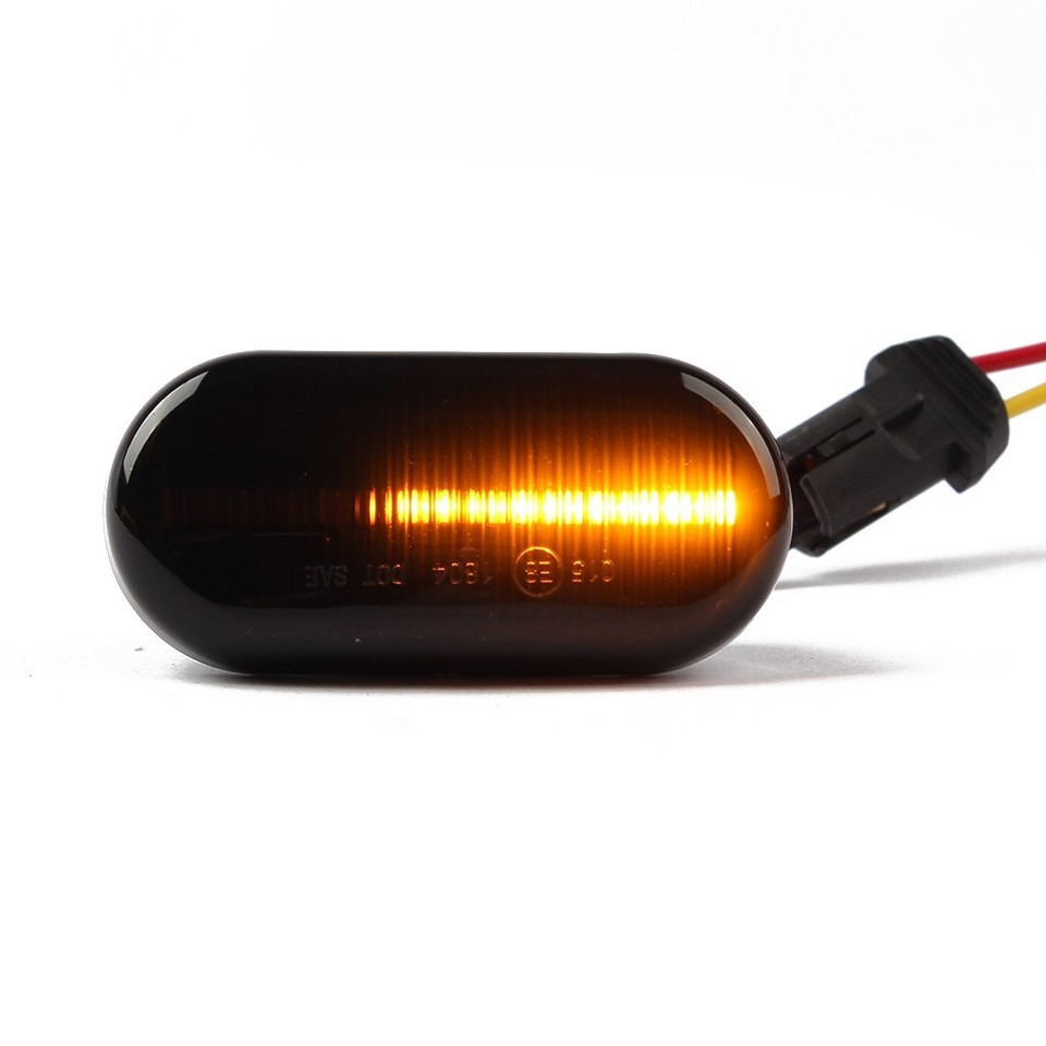 2 PCS Turn Signal Light 2 PCS Waterproof More Safety 12V DC 50000hours ...