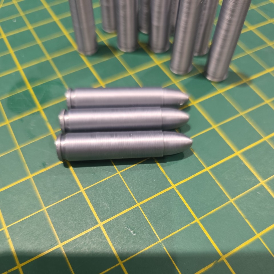3d Printed carbine plastic Replica round lifesize Bullets For Cosplay ...