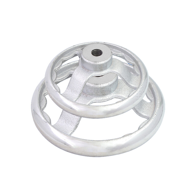 3"-8" Three Spoke Round Handwheel M8-M20 Threaded Hole for Milling ...