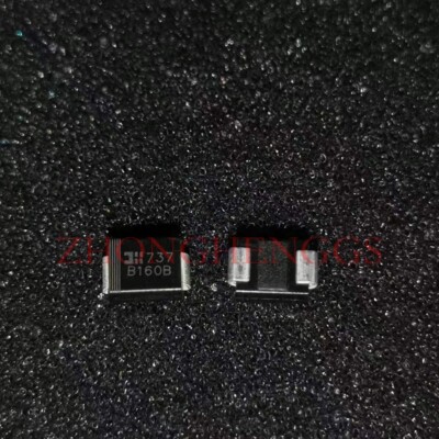 100PCS B160B-13-F DIODES 60V 700mV@1A 1A SMB(DO-214AA) Schottky Barrier ...