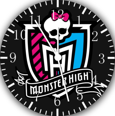 Monster High Frameless Borderless Wall Clock Nice For Gifts or Decor ...
