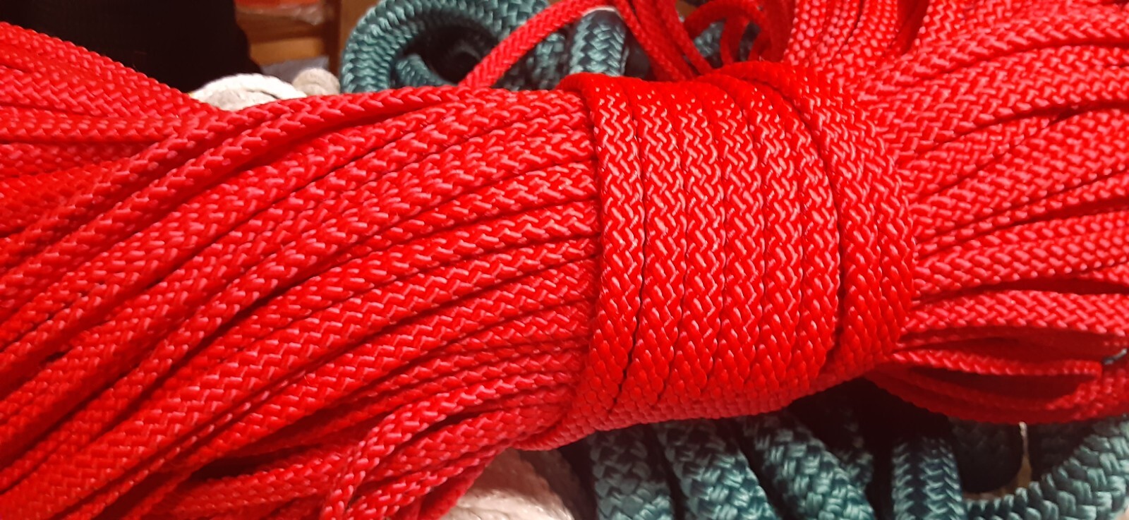 5/16" x 200 ft. Hollow / Flat MFP Rope. Red. | eBay