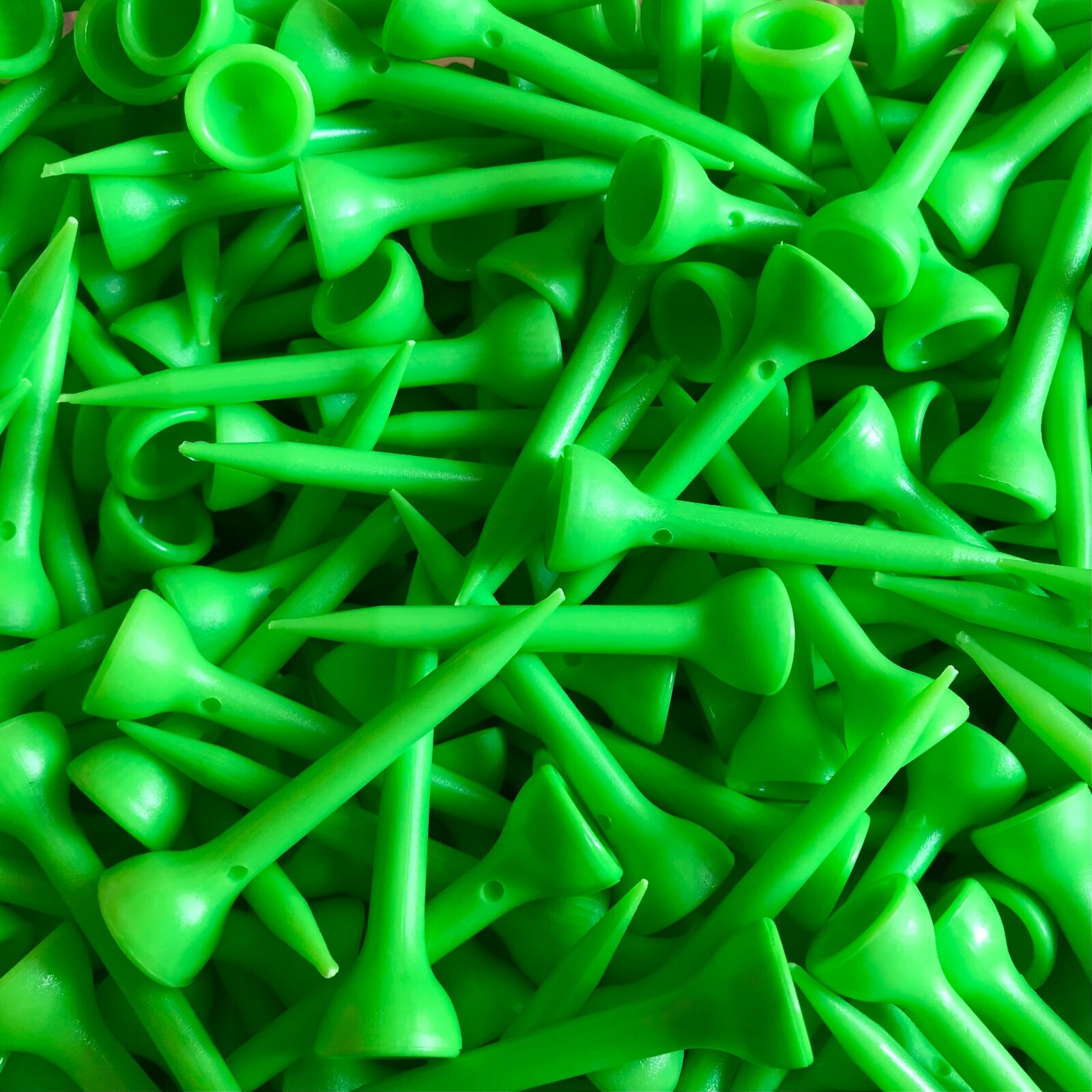 50 X 50MM HI-VIS GREEN PLASTIC GOLF TEES 50MM FREE U.K.P&P | eBay UK