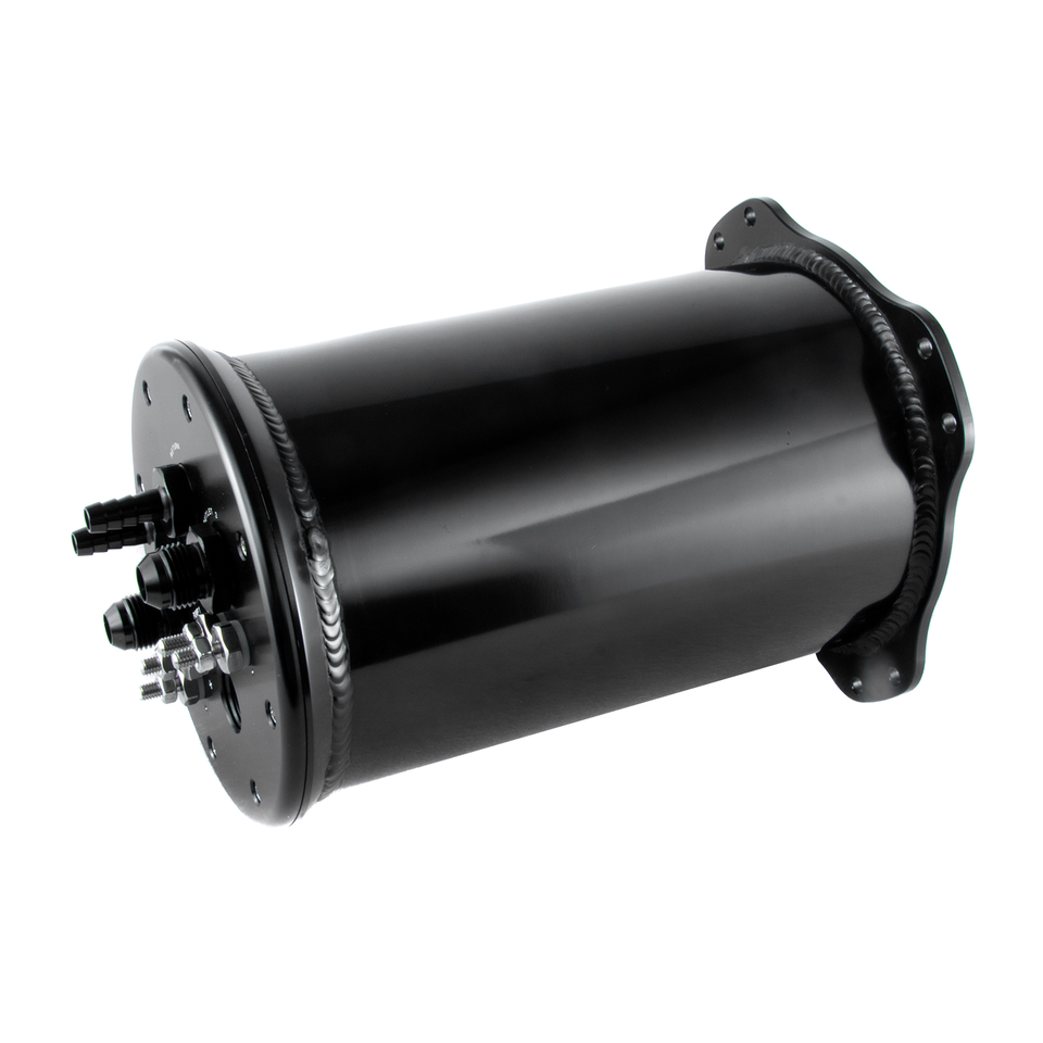 2.8L Fuel Surge Tank For Single or 2.6L Dual 39-40mm Pumps 8AN Ports | eBay
