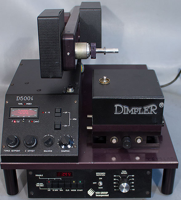 South Bay/VCR/Electron Microscopy Group Dimpler D500i TEM Lapping ...