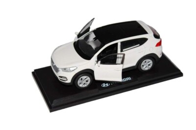 1:38 Scale Pure White For Hyundai 2016+ Tucson TL Diecast Model Car Toy ...