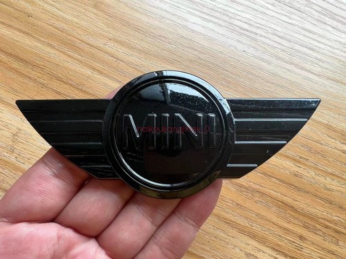 MINI R53 R56 R57 R58 R59 Glossy METAL BONNET/BOOT BADGE 115MM X 50MM | eBay