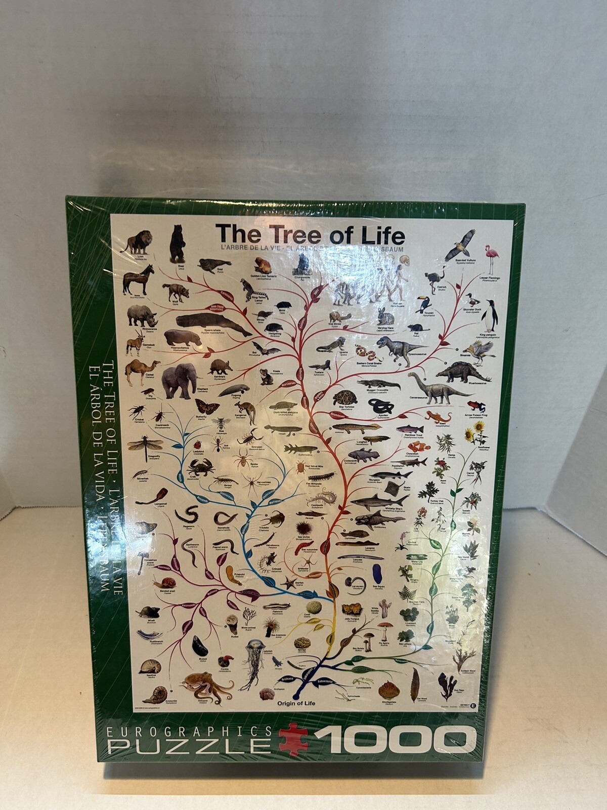 Eurographics Tree of Life 1000 piece puzzle COMPLETE animal bird fish ...