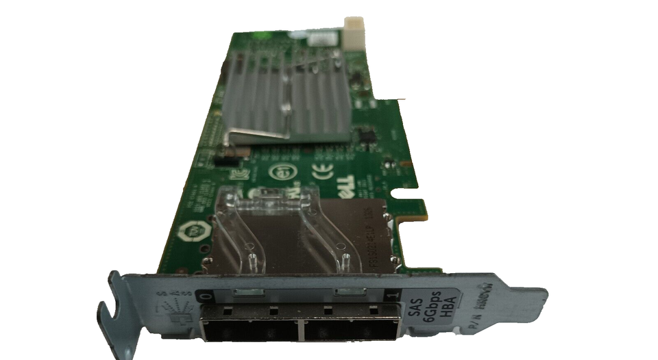 Dell PERC H200E 6Gbps SAS HBA Dual Port RAID Controller 3DDJT 03DDJT ...
