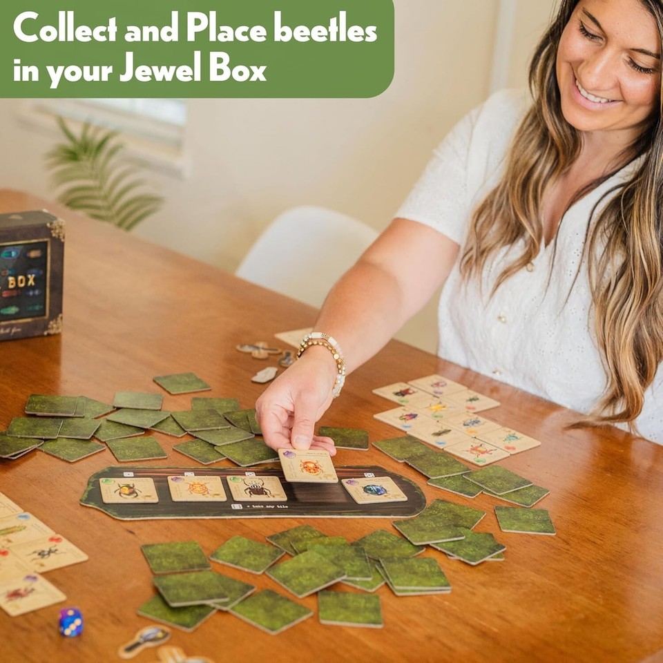 Jewel Box Family Board Game - Strategic Tile Placement Game for Kids ...