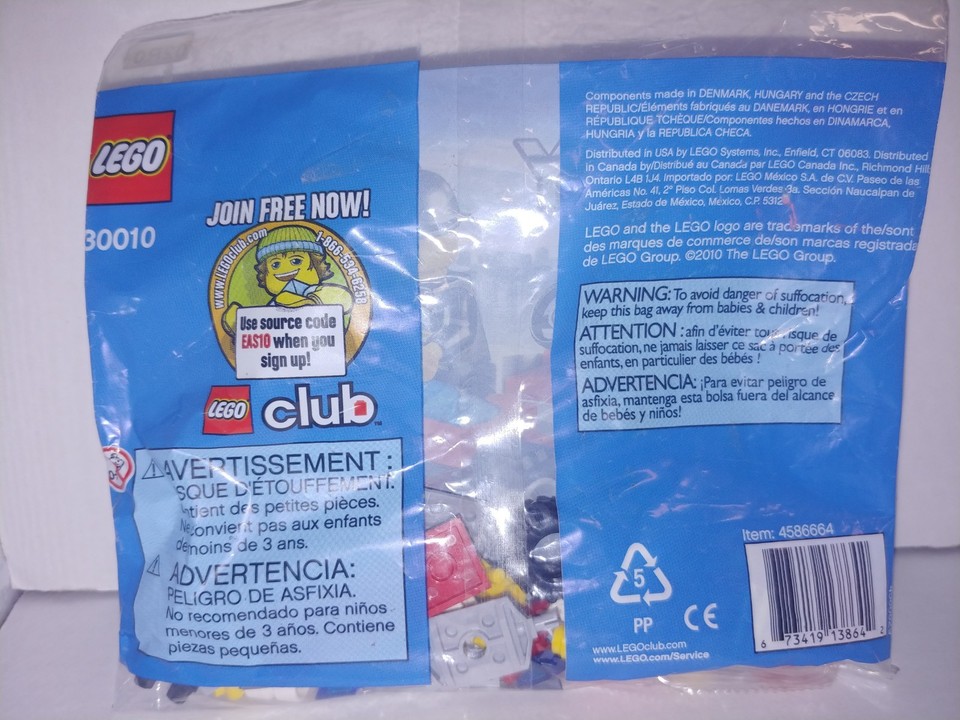 Lego 30010 Fire Chief Car Hose NEW Bag City | eBay