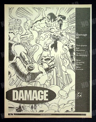 Damage DC Comics 1993 Trade Print Magazine Ad Poster ADVERT | eBay
