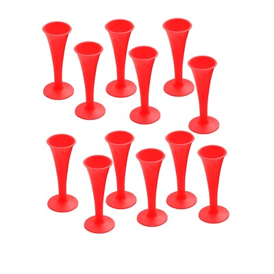 Lot Of 12 Pcs Pinard Fetal Stethoscope Red Color Plastic Surgical ...