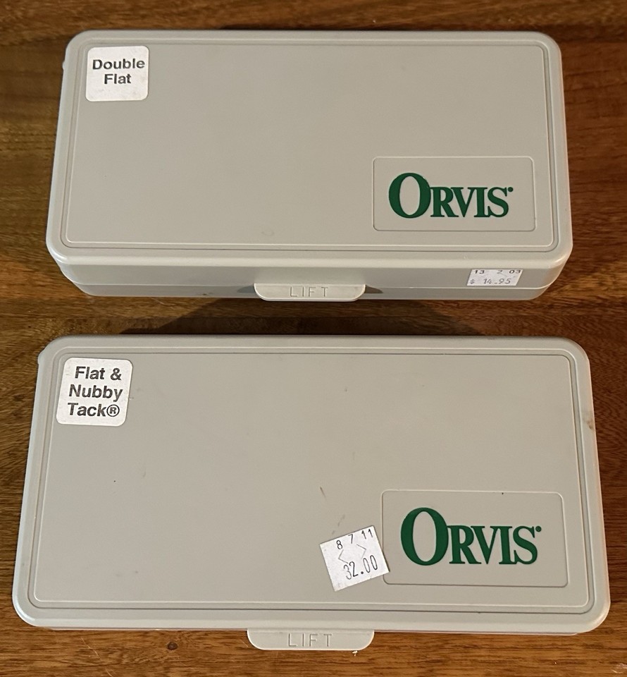 2 Orvis Fly Boxes. Never Used. Fly Tying. New. Combined Shipping | eBay