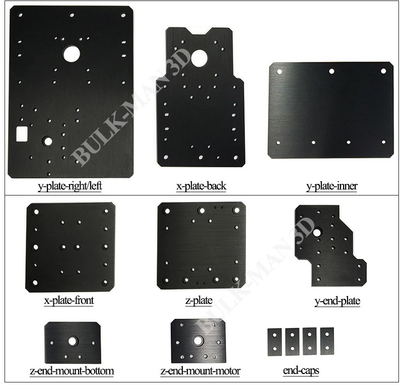 OpenBuilds Work-B(ee) CNC Plate Set Aluminum Plates for Wood CNC ...