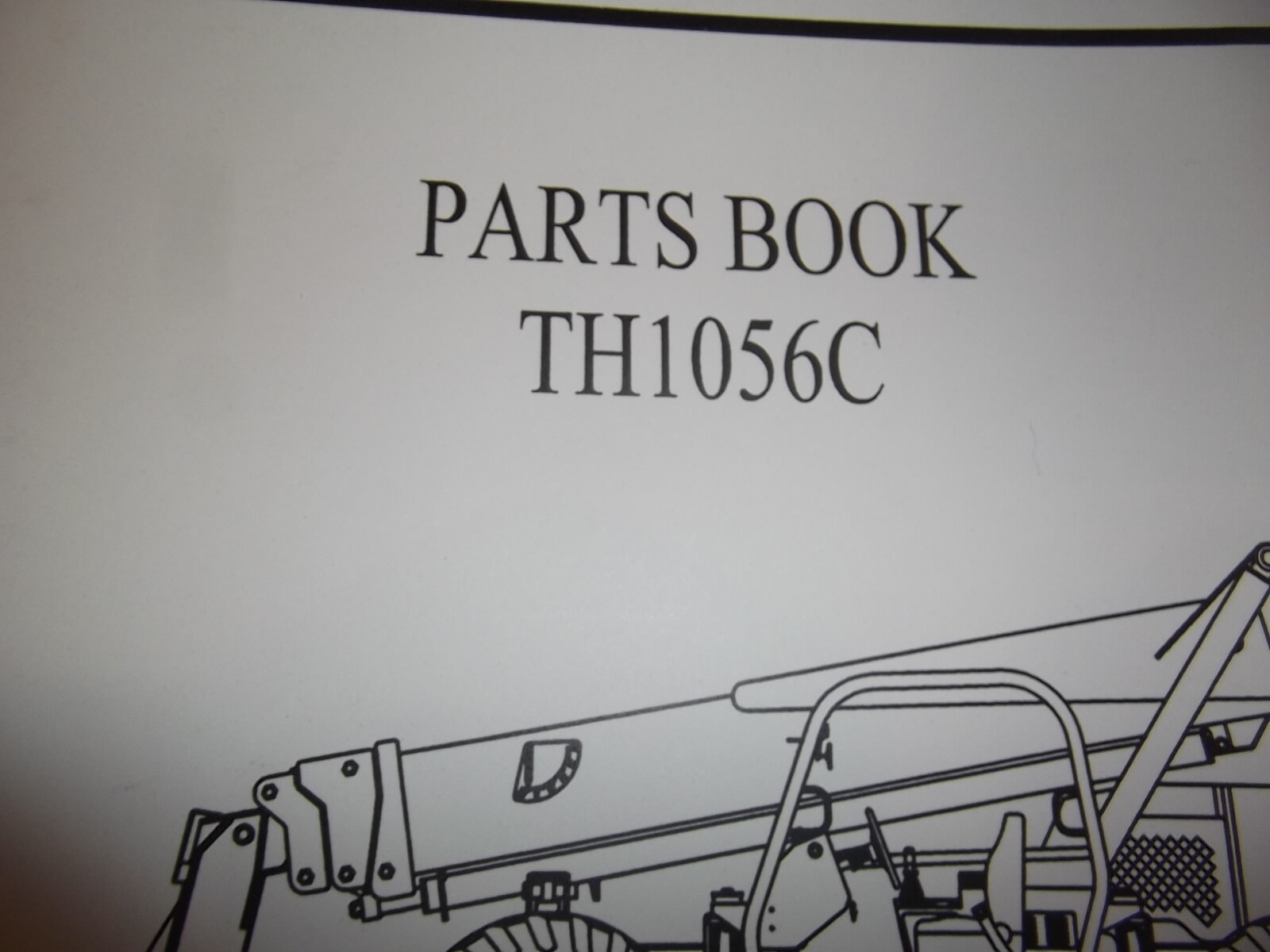 TEREX HANDLER TH1056C TELEHANDLER FORKLIFT PARTS MANUAL BOOK CATALOG | eBay