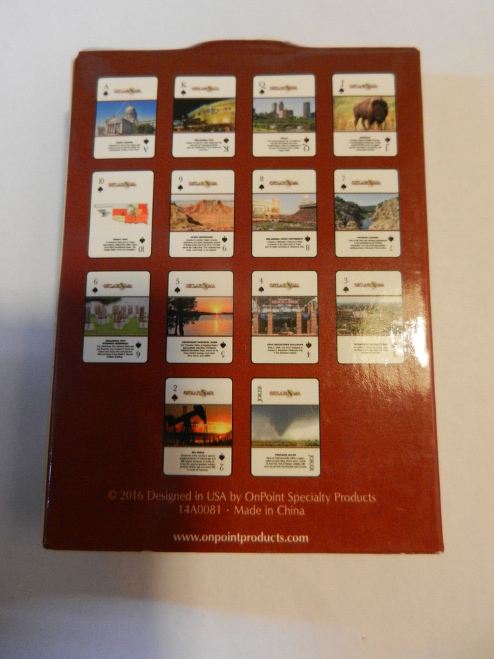 NEW OKLAHOMA PLAYING CARDS | eBay