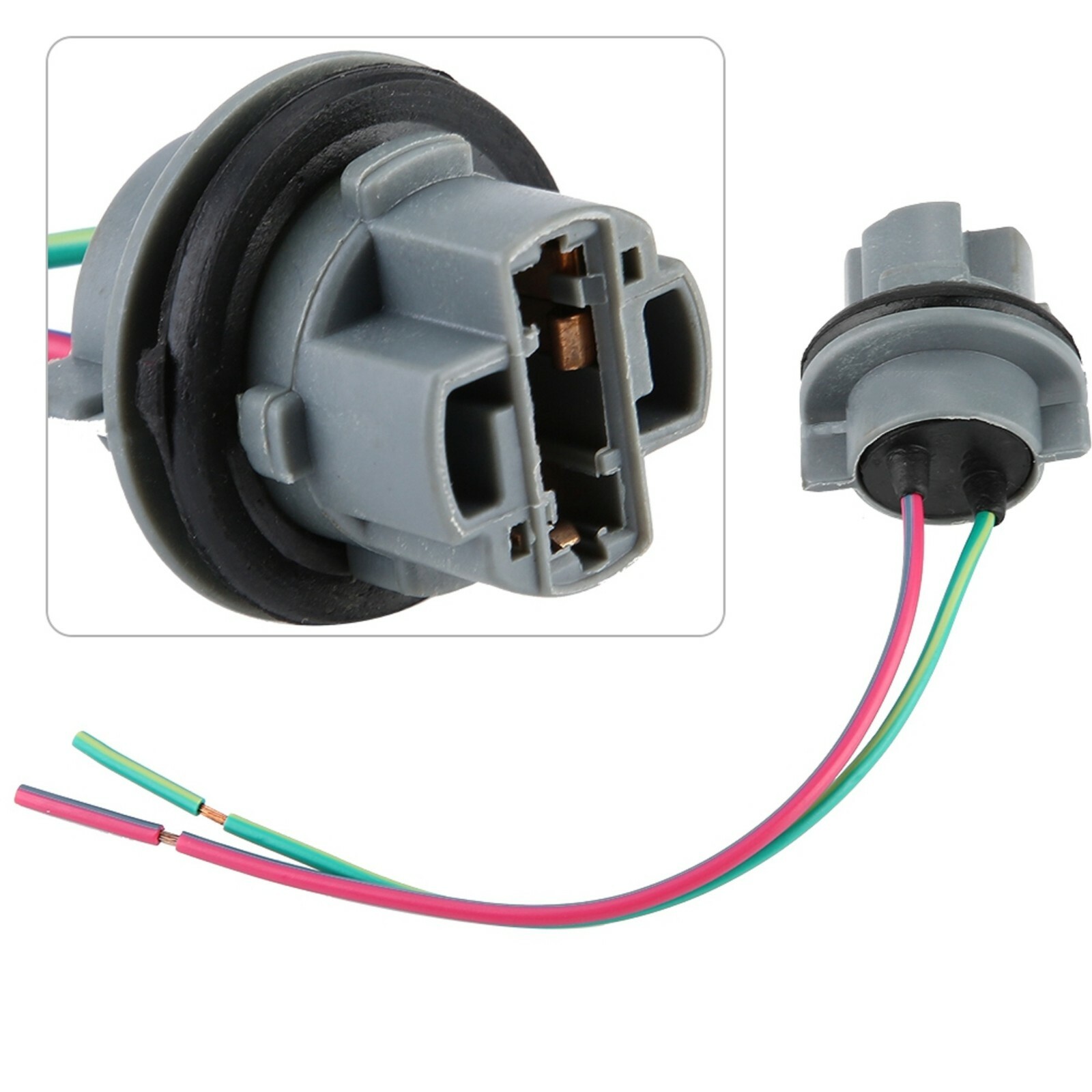 Universal Pigtail Wire Female Socket 7440 Two Harness Back Up Reverse ...