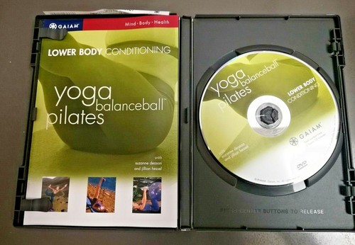 Lower Body Conditioning Focus Yoga Pilates Balance Ball Fit Deluxe ...