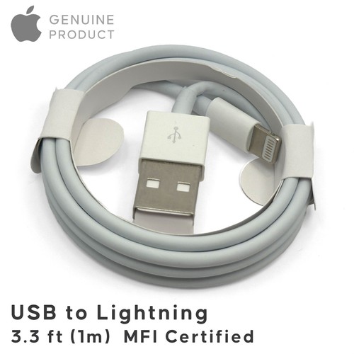 10 Apple Lightning to USB Cables - 1m Genuine OEM - MFI Certified ...