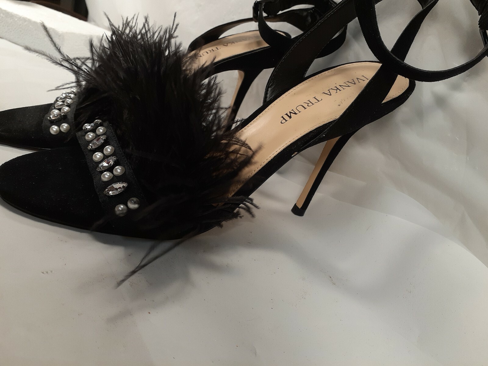 Black Ivanka Trump High Heels - Gem