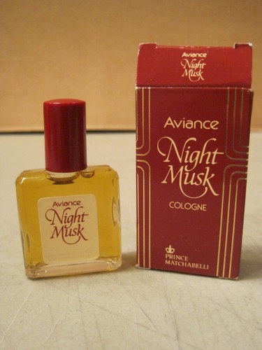 Rare Aviance Night Musk Cologne .34 Fl Oz Prince Matchabelli Full ...