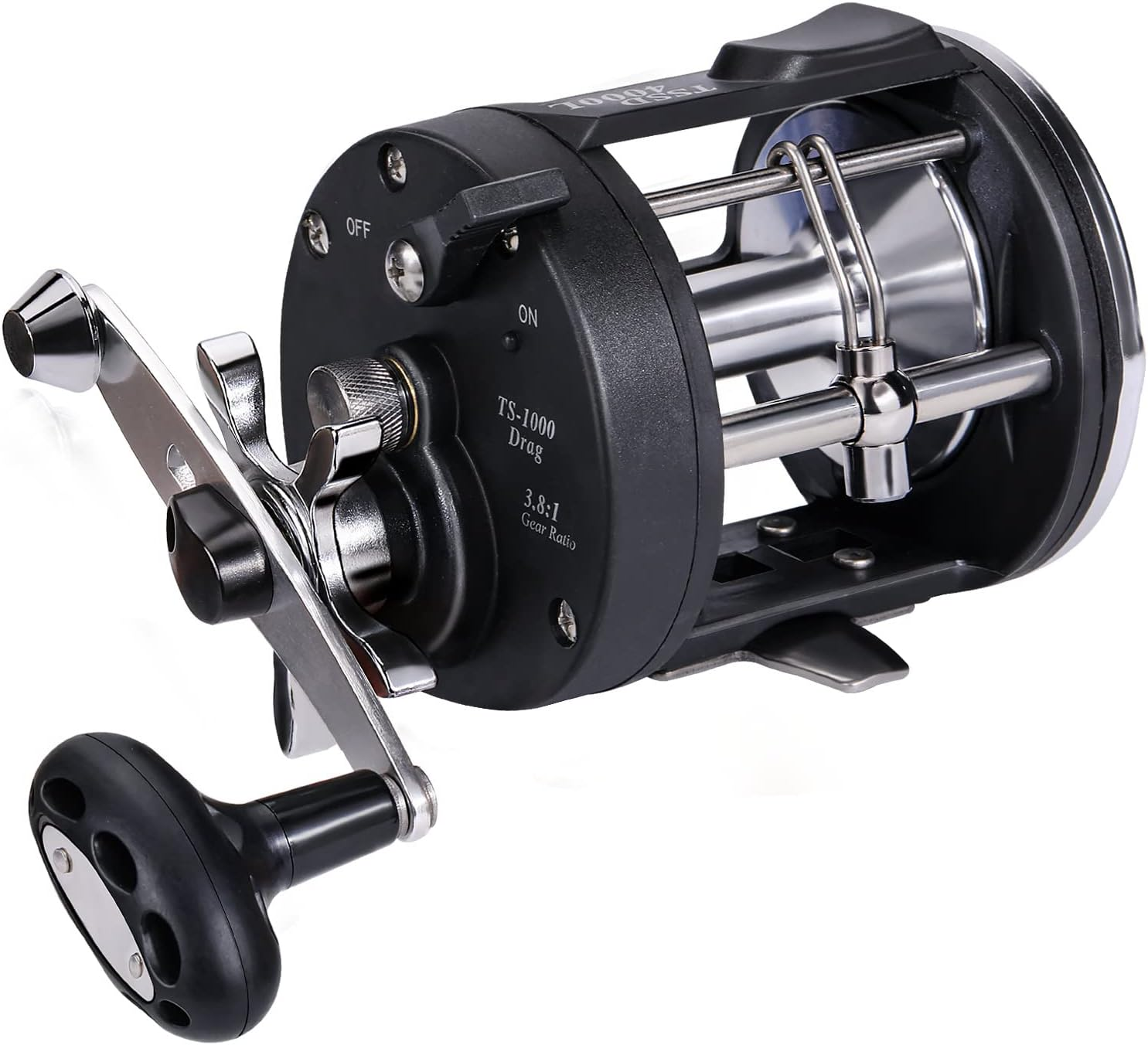 Trolling Reel, Level Wind Fishing Reel, Conventional Reel for Salmon ...