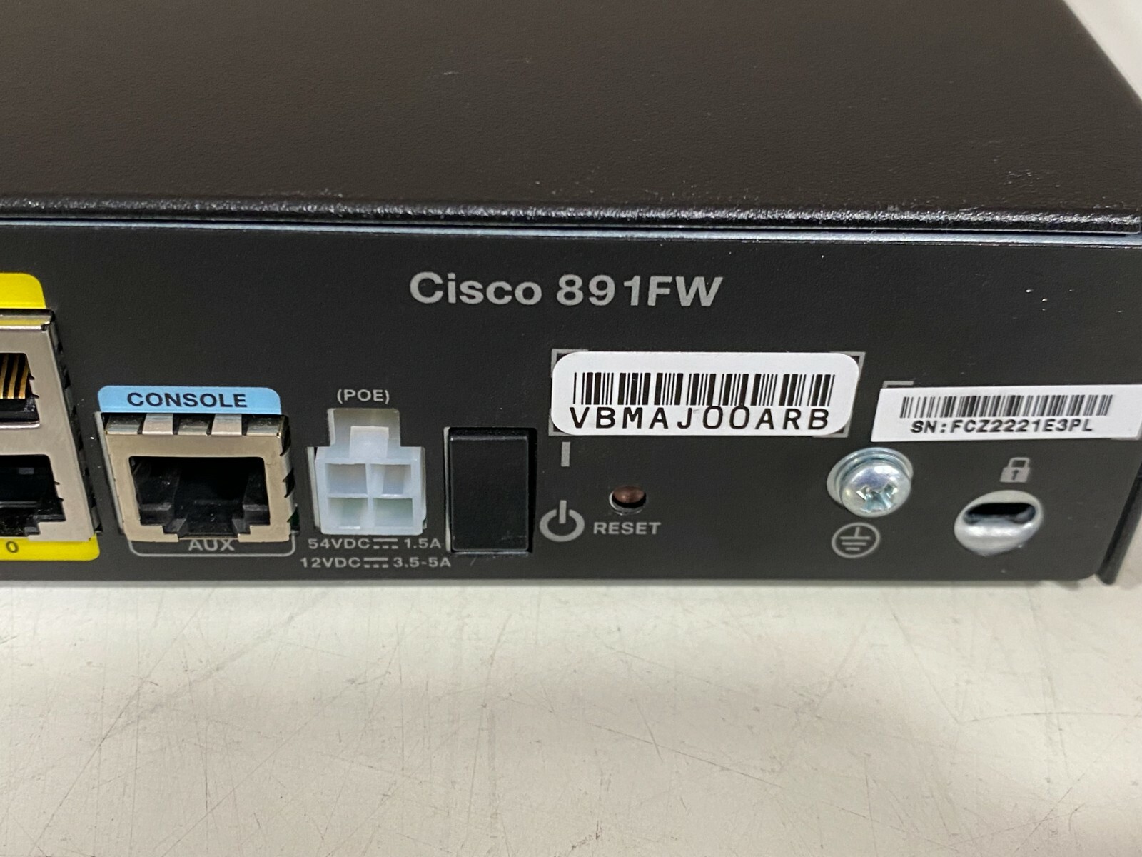 CISCO C891FW-E-K9 & PSU & POWER LEAD 45 DAY WARRANTY C 891FW E K9 ...
