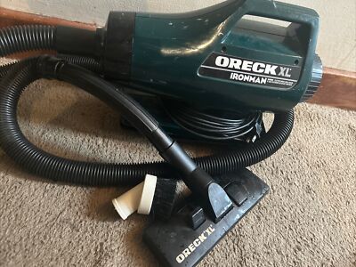 Oreck XL Ironman Wheeled Handheld Vacuum Cleaner with Hose Tested Works ...
