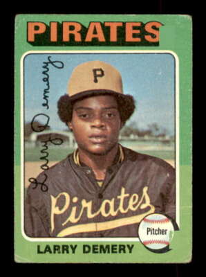 1975 Topps #433 Larry Demery G RC Rookie Pirates 203598 | eBay