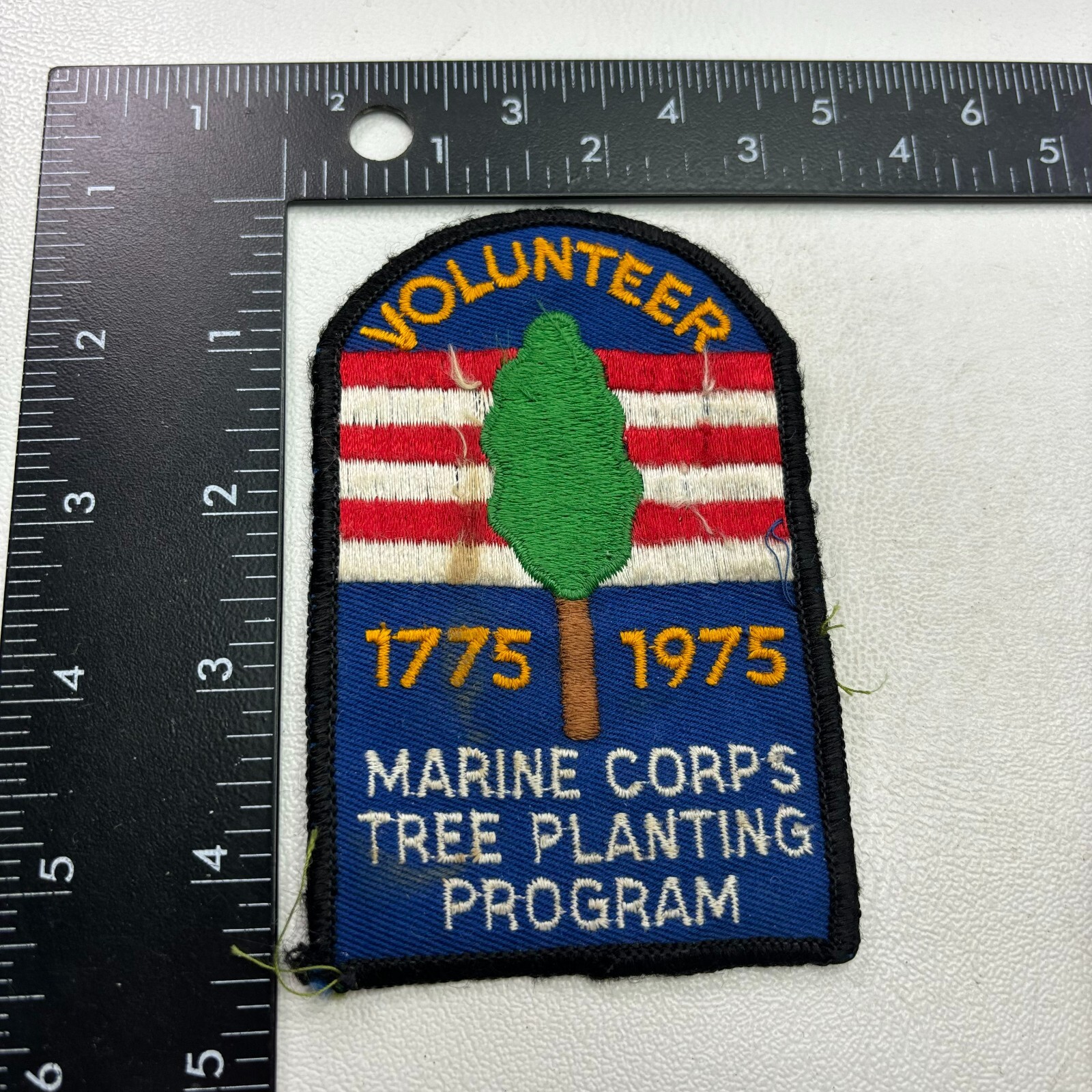 VOLUNTEER 1775-1975 US Marines Patch Marine Corps Tree Planting Program ...