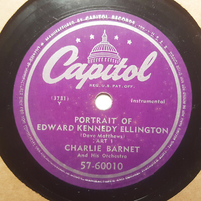 CHARLIE BARNET Portrait Of Edward Kennedy Ellington (Part I+II) CAPITOL ...