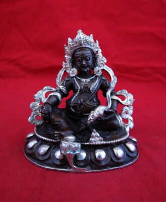 Tibetan Buddhism God of Wealth Jambala Zambala Kuber Silver Oxide ...