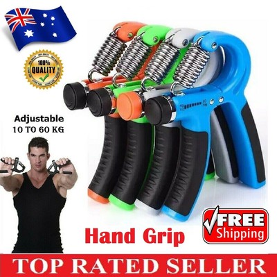 Adjustable Power Hand Grip Forearm Exerciser Gripper Strengthener ...